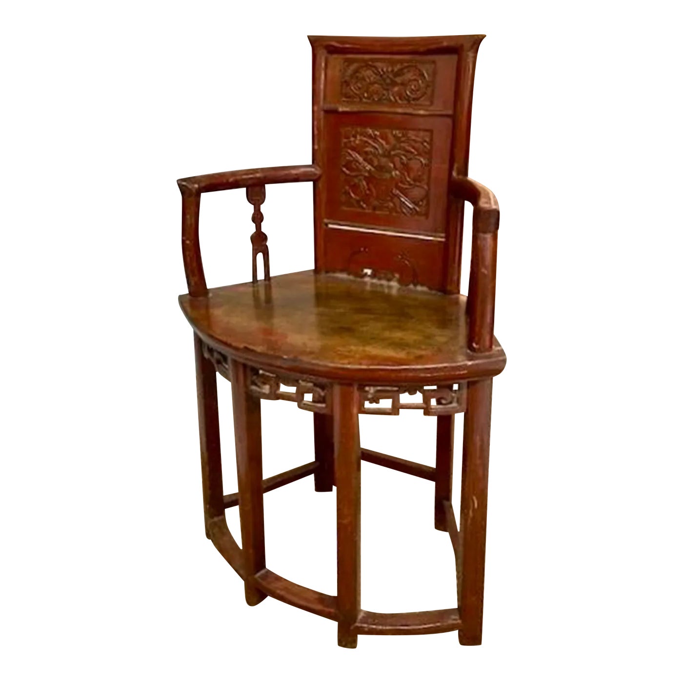 Chinese Qing Dynasty Corner Chair | Chairish