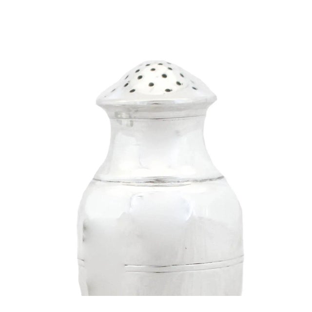 1950s Tiffany Mid-Century Sterling Salt Shaker & Cellar - A Pair | Chairish