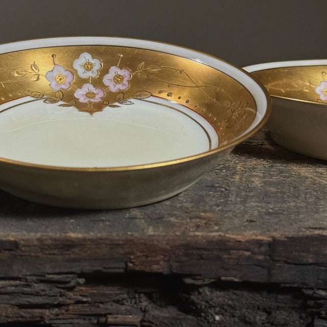 Early 1900s w.a. Pickard Hand Painted Art Nouveau Small Gold Bread ...