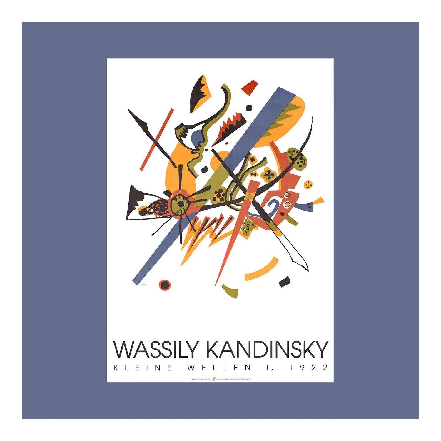 1990 Small Worlds I Kleine Welten I by Wassily Kandinsky Large Vintage ...