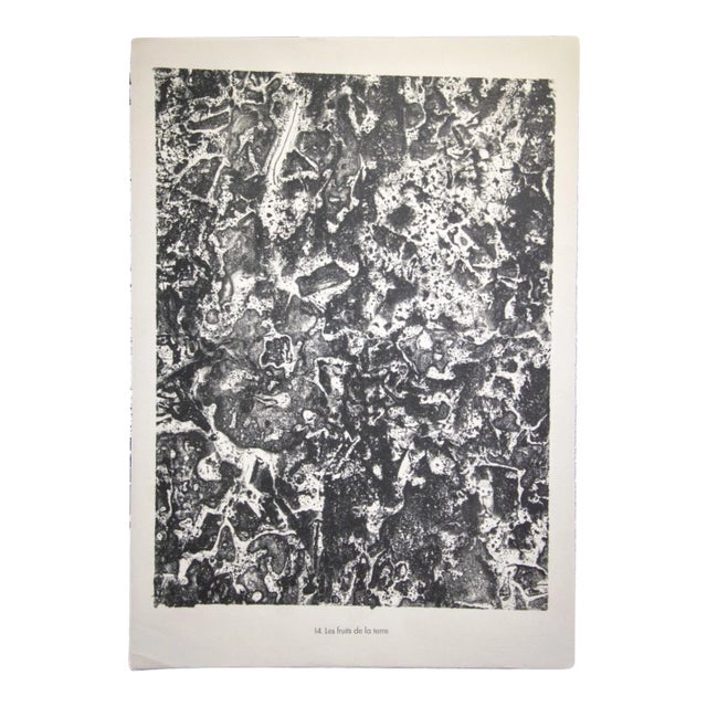 Jean Dubuffet - the Fruits of the Earth - Original Lithograph - 1959 ...