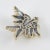 Line Vautrin Flying Bird Talosel Resin Brooch Pin With Blue Mirror ...