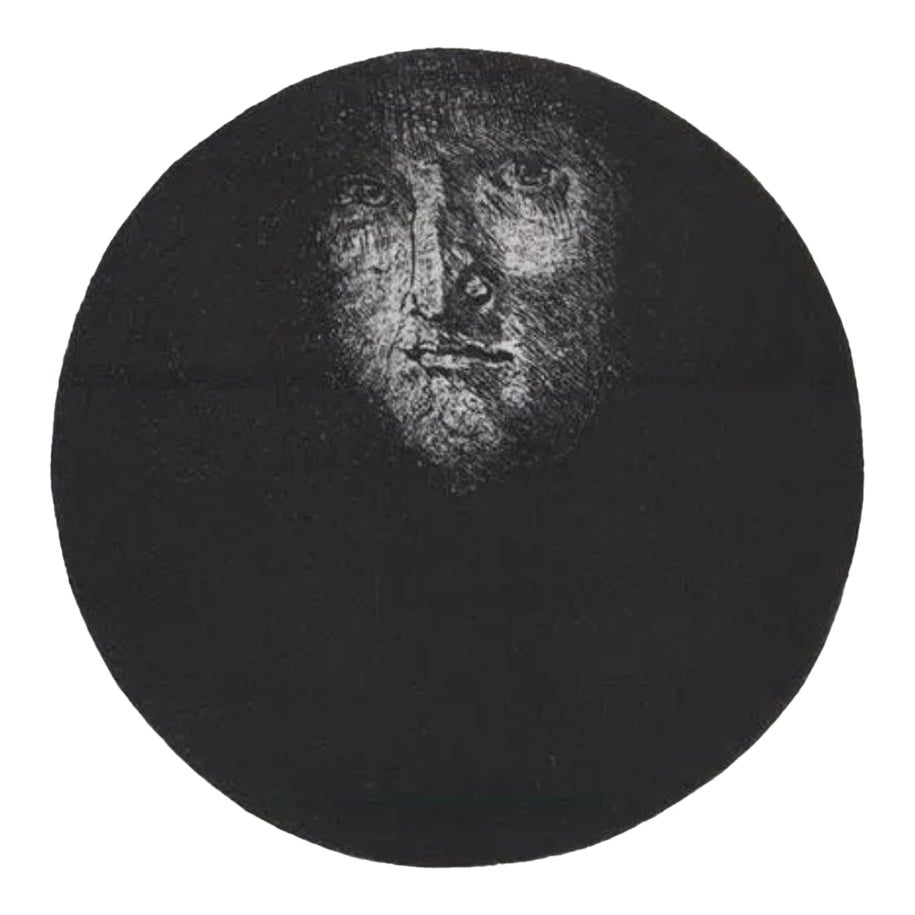 1966 Thom O'Connor Hex Etching | Chairish