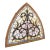 Triangular Stained Glass Window | Chairish