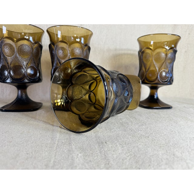Mid-Century Modern 1970s Noritake Goblets- Set of 5 | Chairish