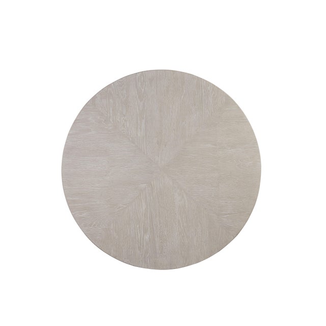 Modern Robards Beige Round Dining Table | Chairish