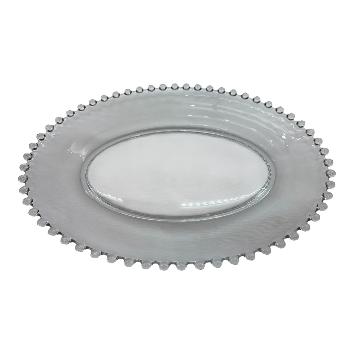 Mid 20th Century Imperial Glass Candlewick Platter | Chairish