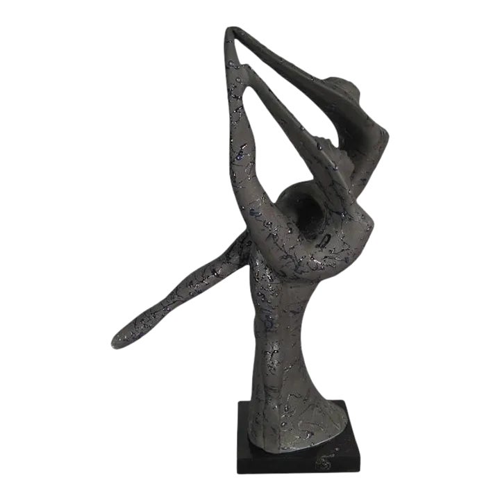 1960s Vintage Ceramic Dancing Couple Sculpture | Chairish