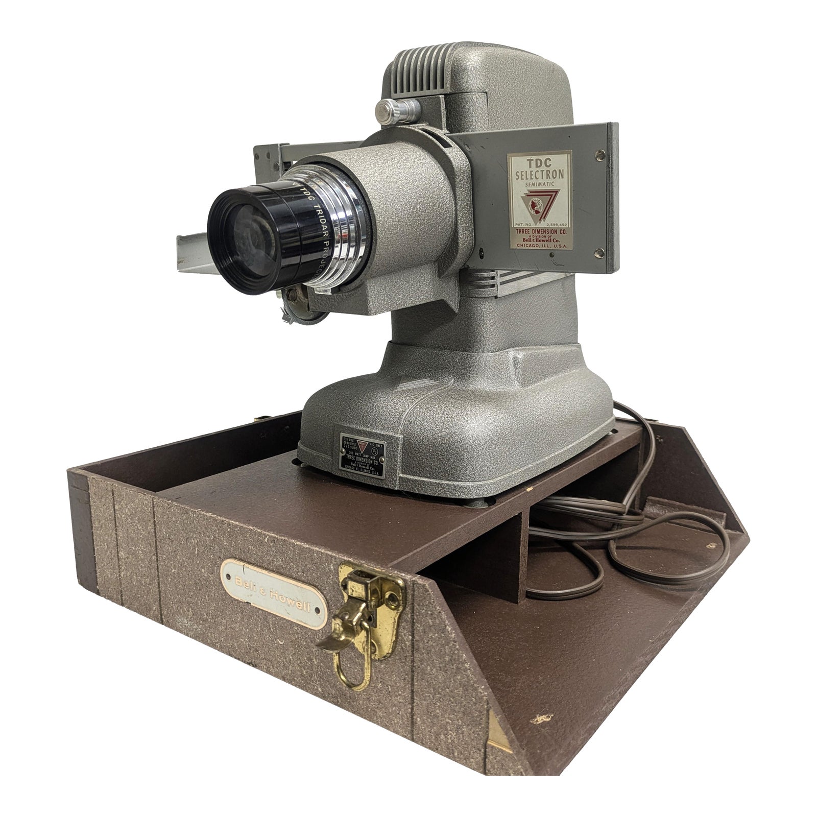 Mid-Century 35mm Slide Projector - by Bell & Howell | Chairish