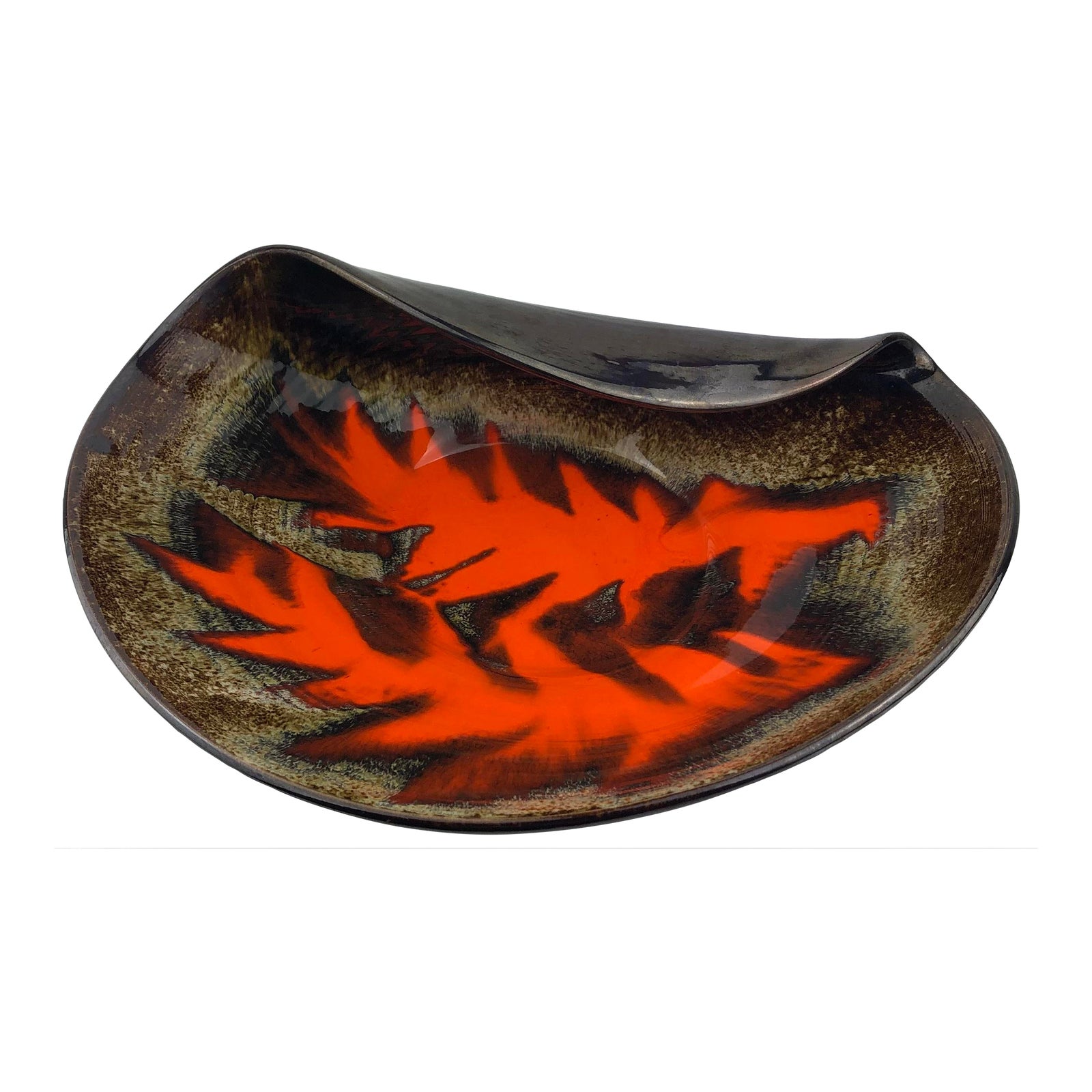 Vallauris Midcentury Ceramic Sculpted Ceramic Bowl Manner Gilbert ...