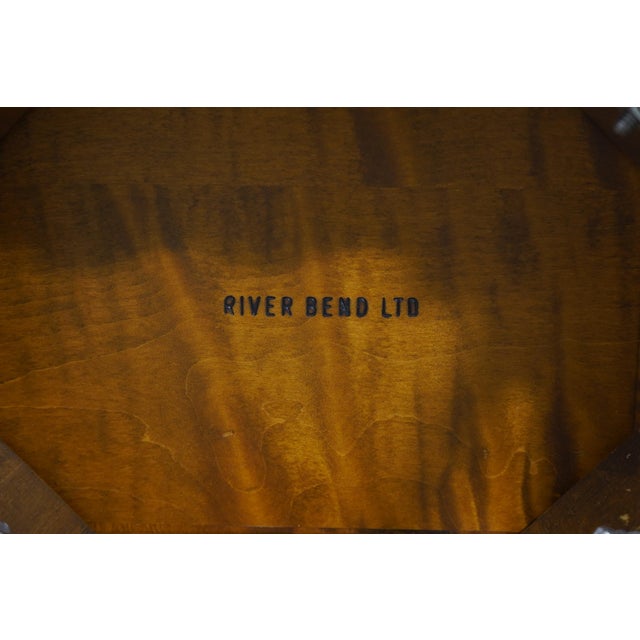 Riverbend Tiger Maple Porringer Occasional Table | Chairish