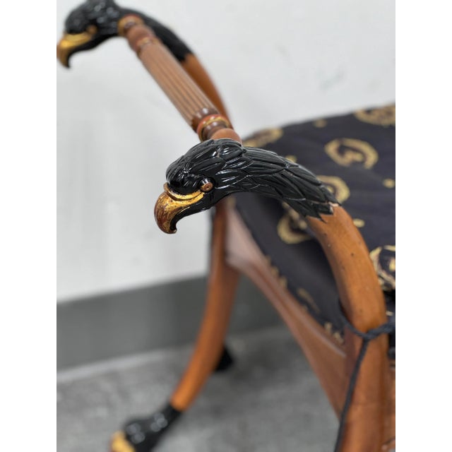 Empire Style + Eagle Heads + Claw Feet Bench | Chairish