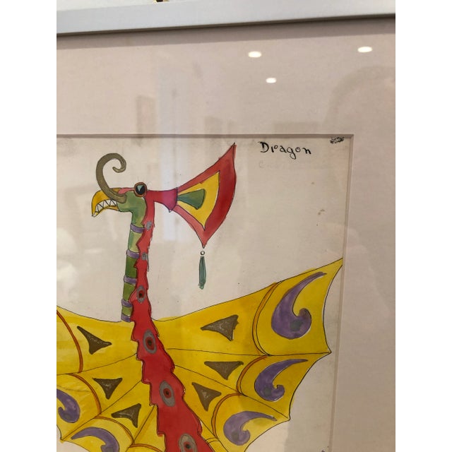 1920s Vintage Lester Design Company Watercolor Painting | Chairish