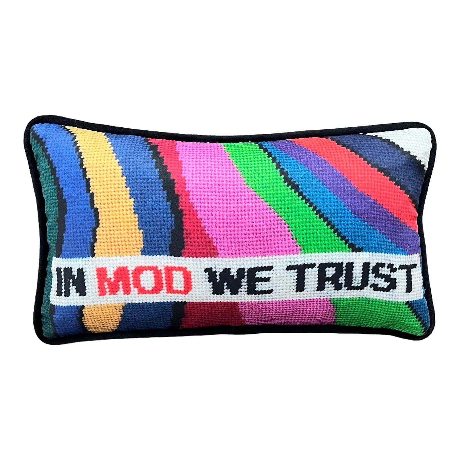 Organic Cotton Sateen "Mod" Pillow, Custom, Original | Chairish