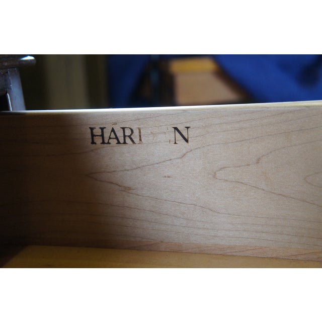 Vintage Harden Georgian Style Solid Cherry Goddard Block Front Chest of ...