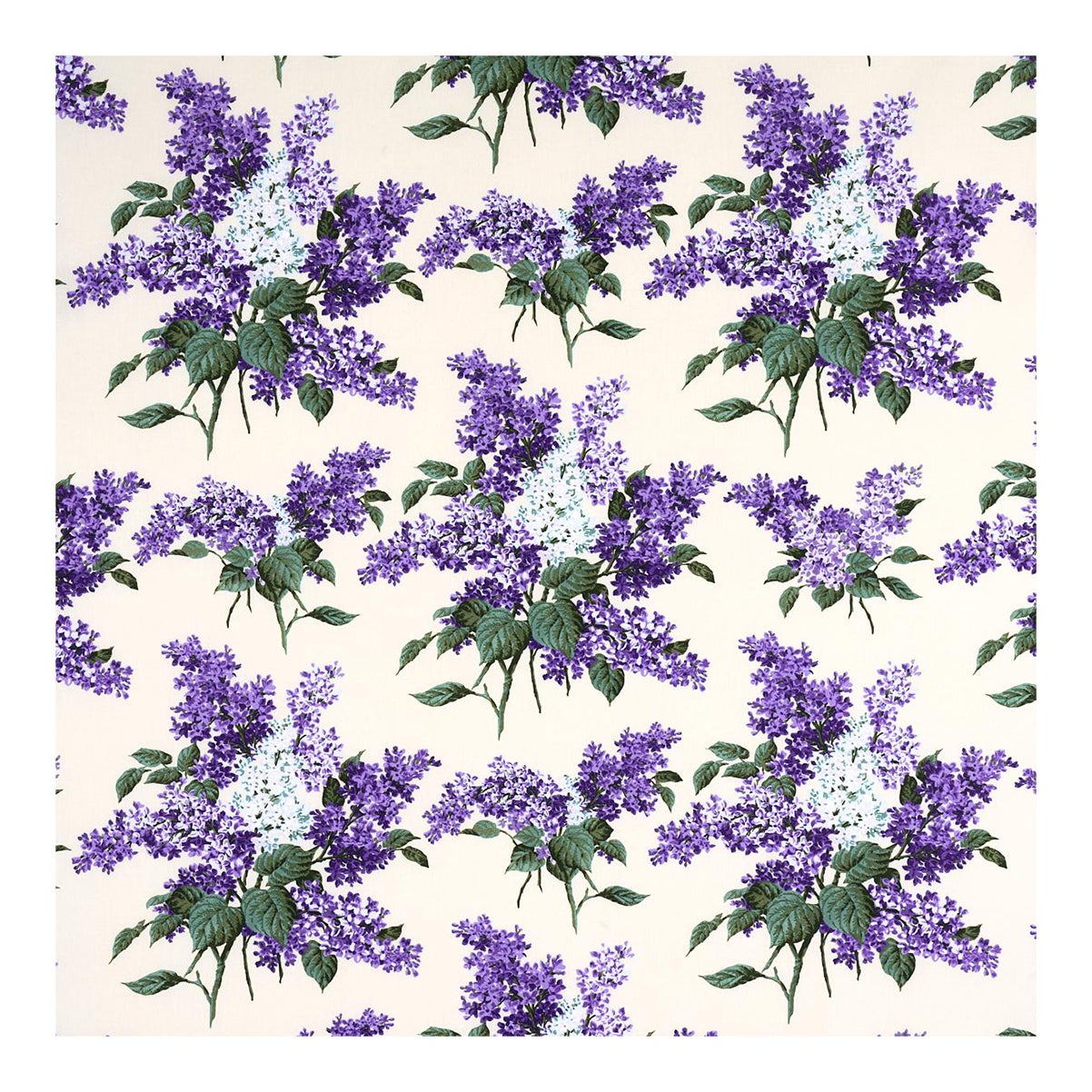 Schumacher x Johnson Hartig Proust's Lilacs Fabric in Purple | Chairish