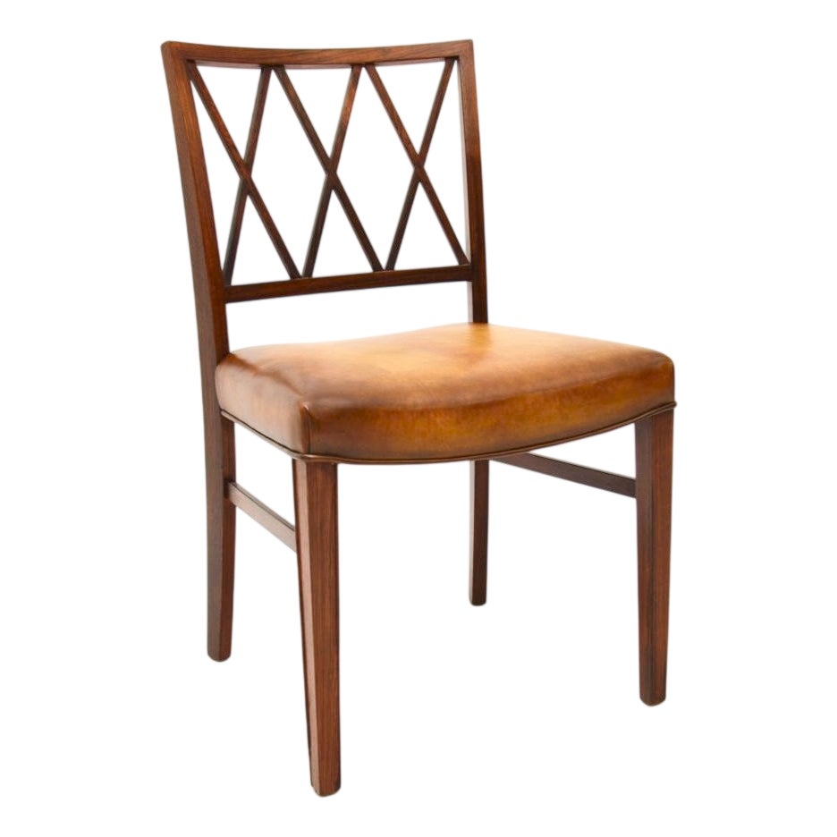 Vintage Danish Desk Chair attributed to Ole Wanscher, 1960s | Chairish