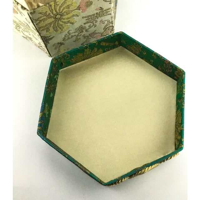 Silk Covered Storage Box 80’s Wedding | Chairish