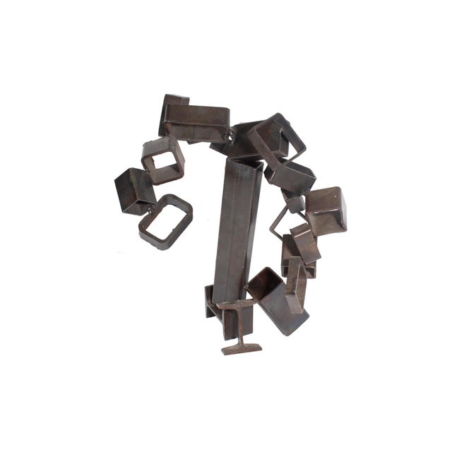 2008 Abstract Brutalist Style Metal Balance Sculpture by Daniel Horne ...