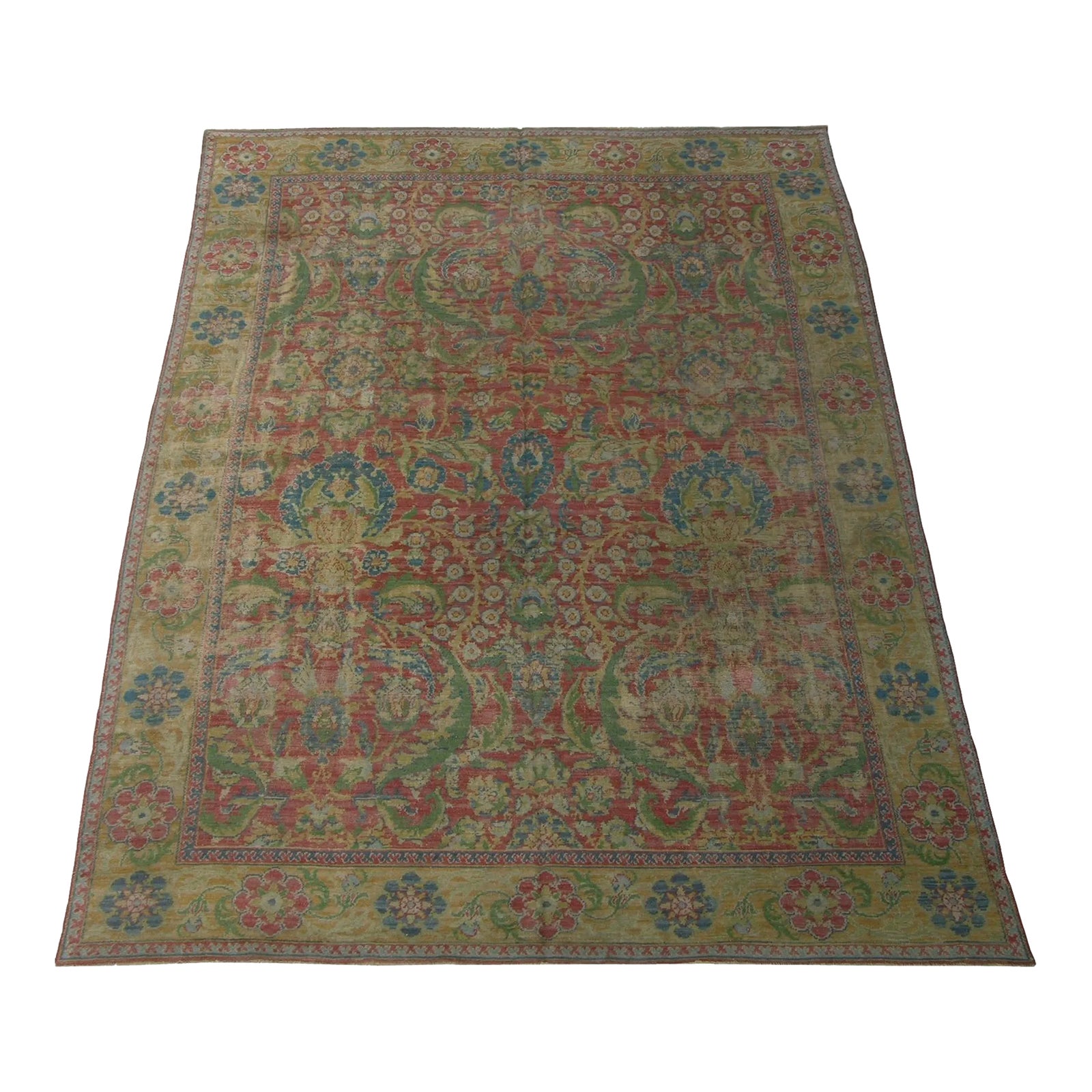 19th Century Authentic European Portuguese Rug | Chairish