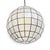 Capiz Shell Globe Pendant Light 18" | Chairish