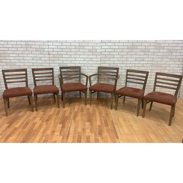 Mid Century Modern G-Plan Style Walnut Fold Down Dining Table and 6 ...