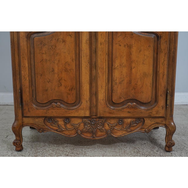 Henredon French Louis XV Style 2 Door Armoire | Chairish