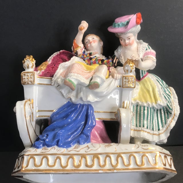 Circa 1880 Royal Vienna Porcelain Figurine, Playing Child. Austria ...