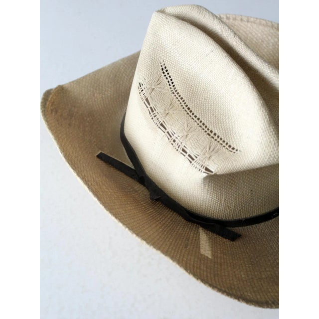 Vintage Rockmount Distressed Cowboy Hat | Chairish