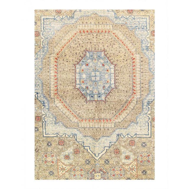 2020s Fine Hand Knotted Mamluk Design | Chairish
