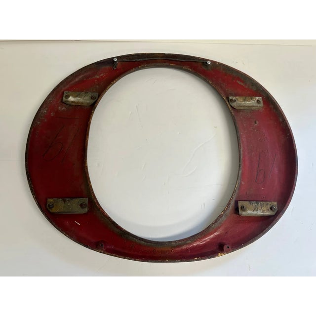 Large Woolworth & Co Gilt Metal Number Ten Sign Wall Sculpture | Chairish