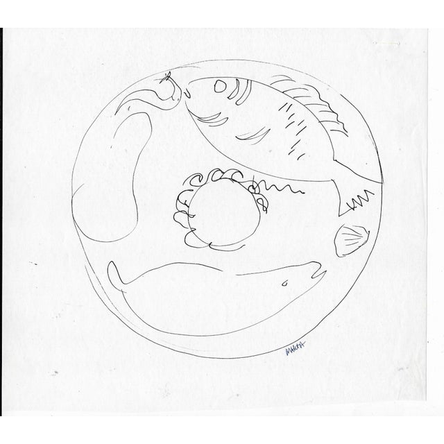 1930s Helen Malta Fish Tabletop Still Life | Chairish
