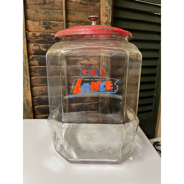 Mid-Century Lance Counter Display Jar | Chairish