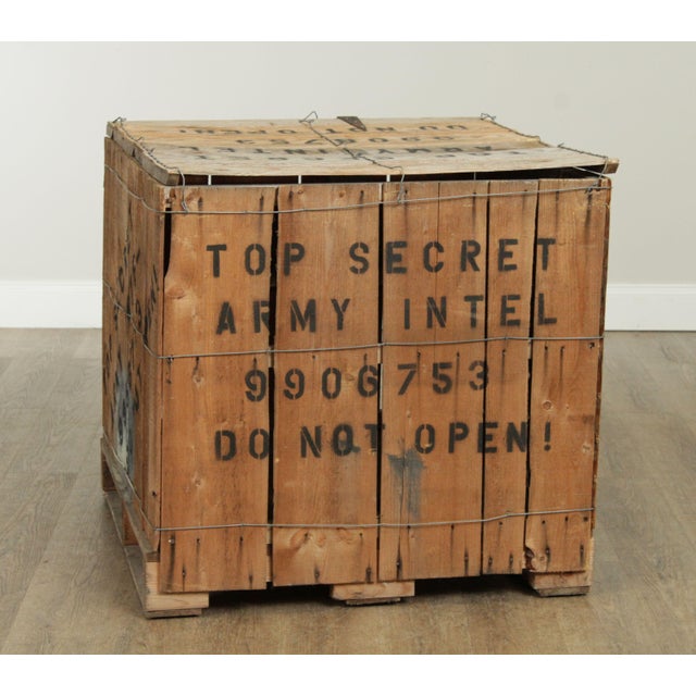 Top Secret Army Intel, Do Not Open Storage Crate, Movie, Play Prop ...