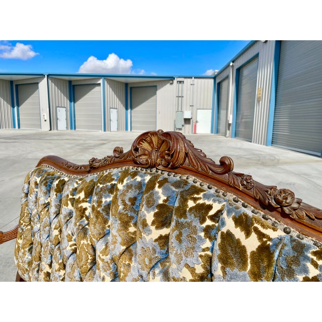 Early 20th Century Vintage French Sofa Styled After Louis XV | Chairish