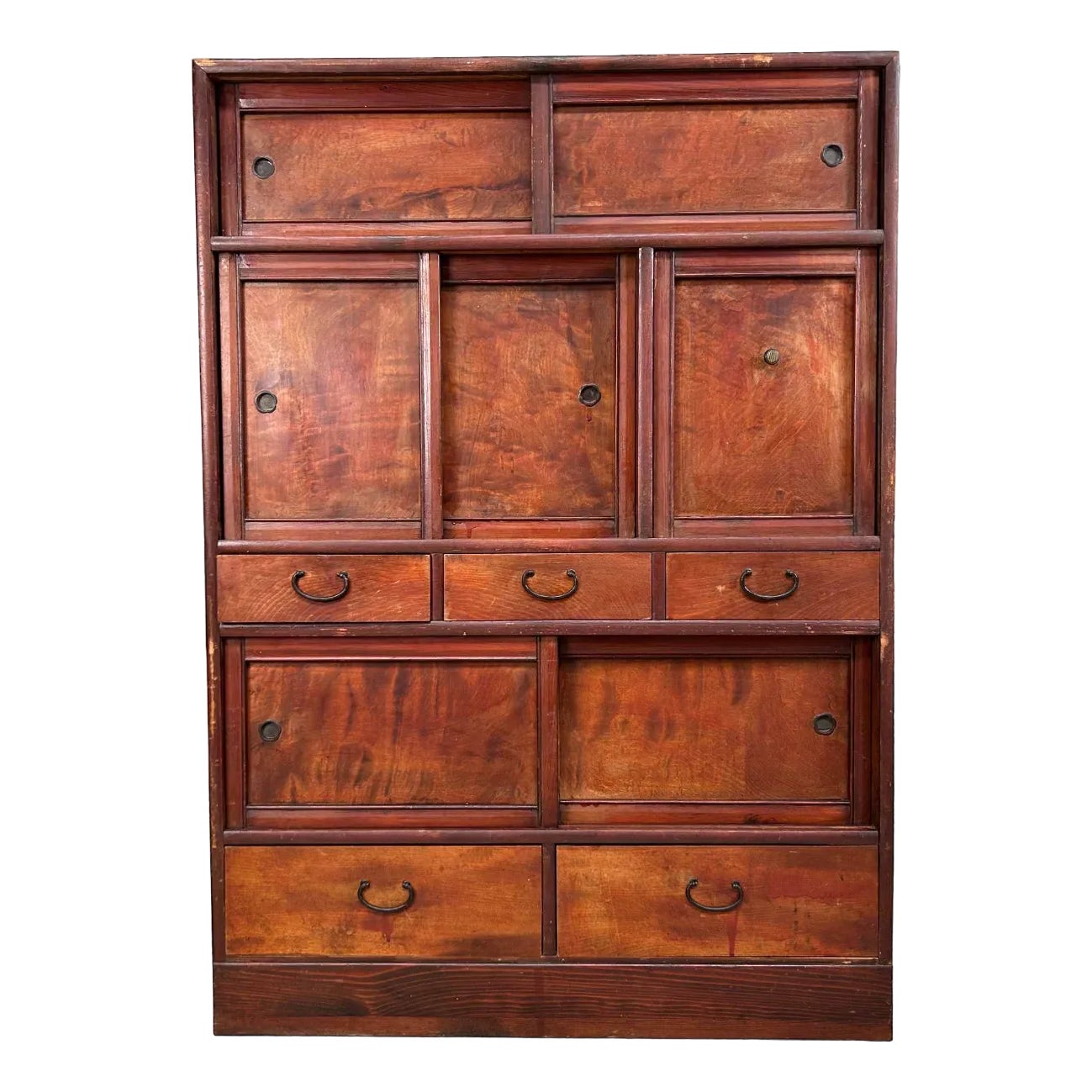 Antique Japanese Cha Tansu Tea Cabinet, 1920s | Chairish