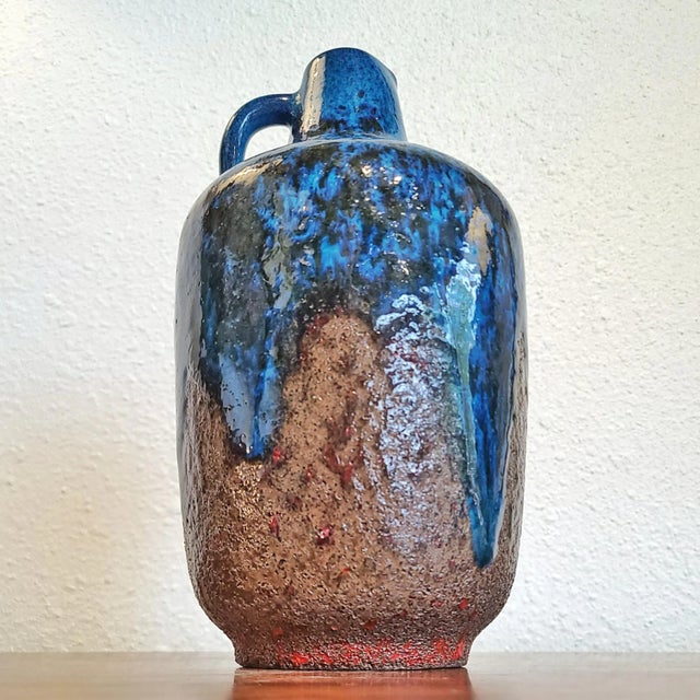 Hans Welling "Incrusta" Jug Vase Nr.219 for Ceramano | Chairish