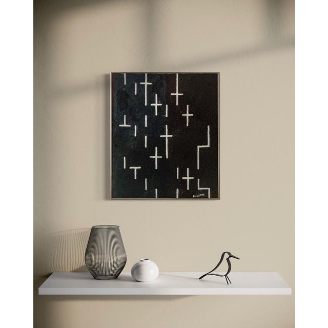 Abstract Contrast Art | Chairish
