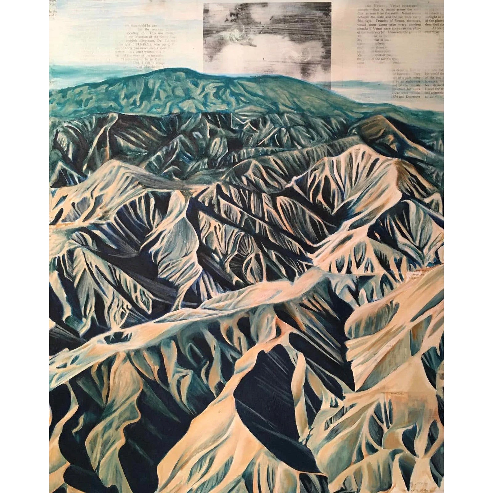 "Probability Pattern" Contemporary Abstract Multimedia Landscape ...