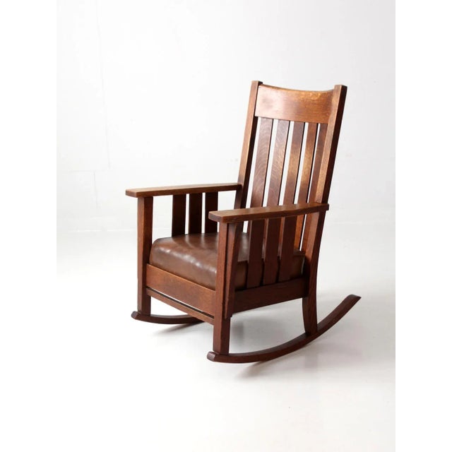 Antique Mission Rocking Chair | Chairish