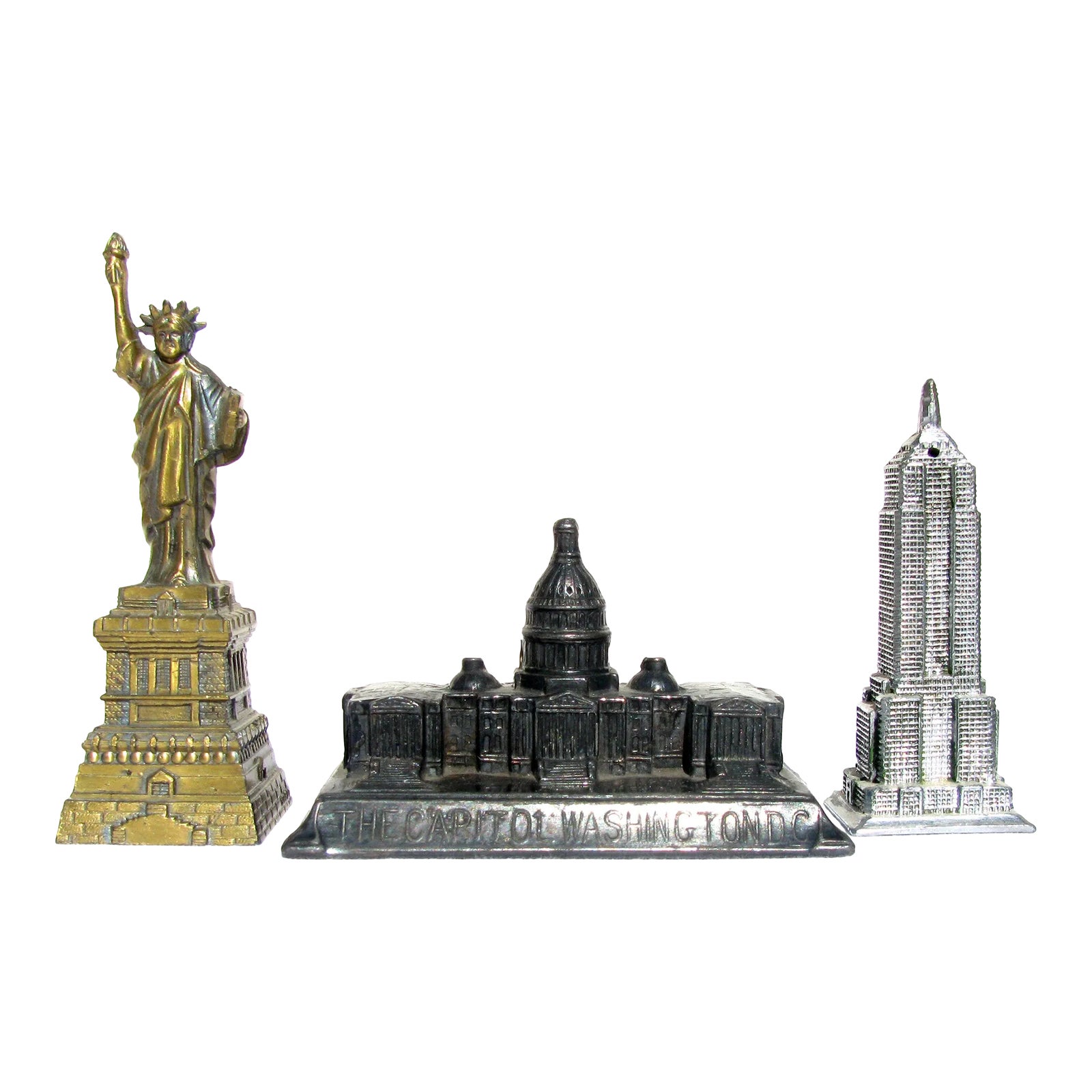 Midcentury American Architectural Monument Models, Set of 3 | Chairish