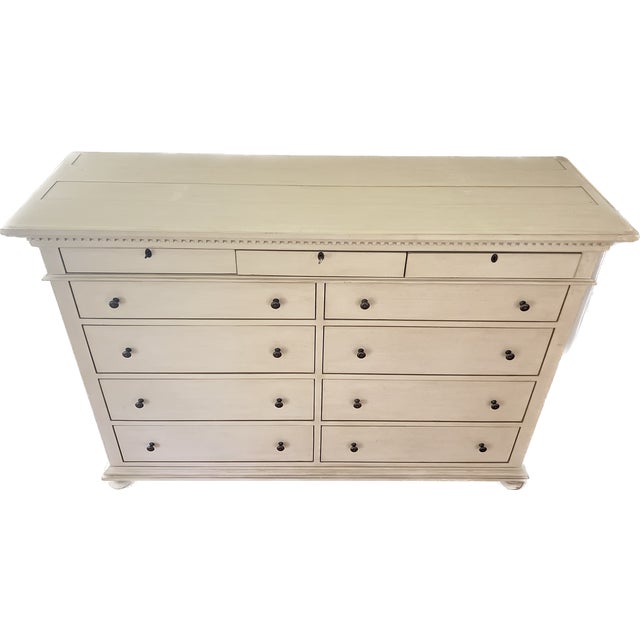 Restoration Hardware St James Dresser in Antiqued Taupe Chairish