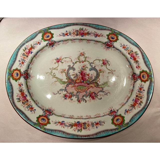 19th Century Large Porcelain Platter by Cauldon England- Bentinck ...