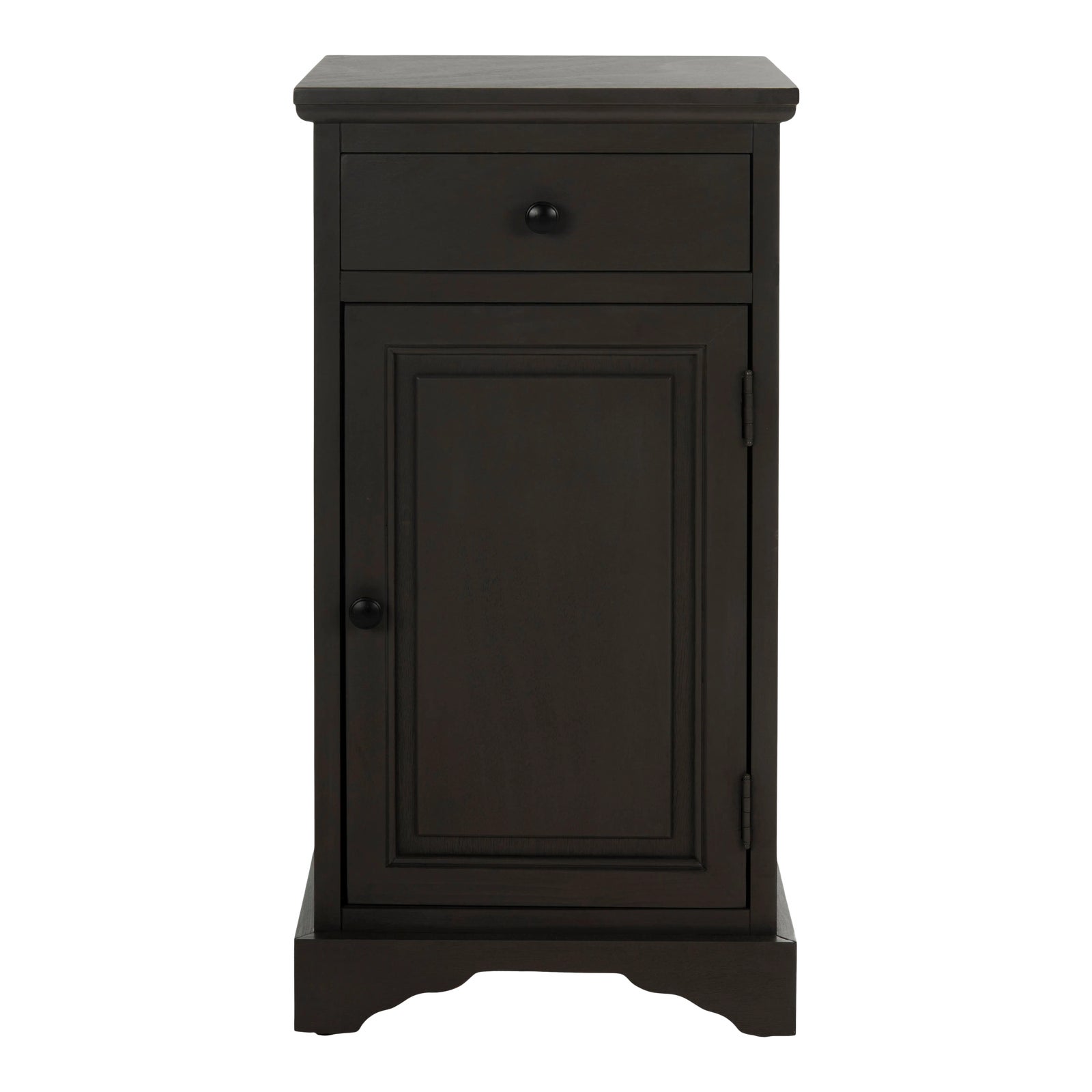 Side Storage Cabinet in Grey | Chairish
