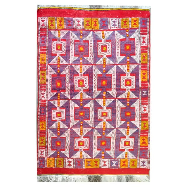 Vintage Anatolian Cicim Rug | Chairish