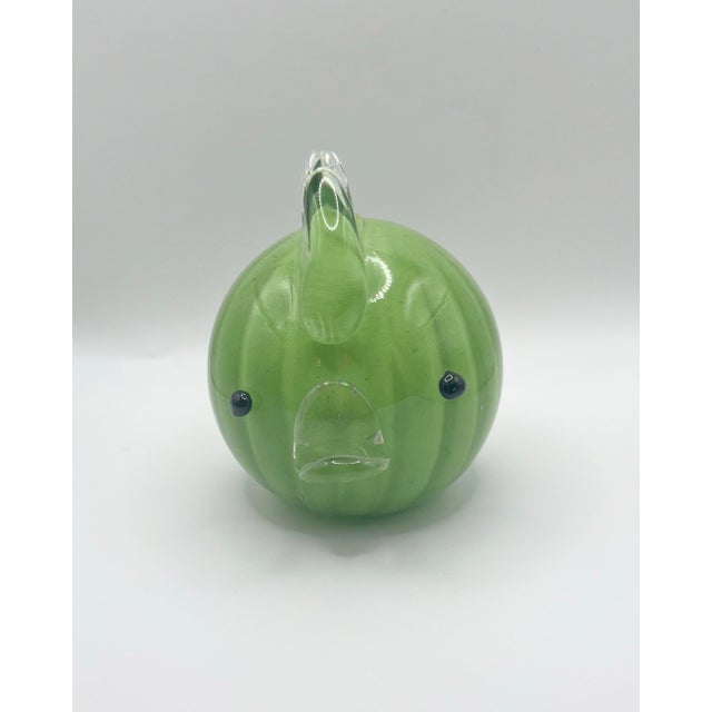 1960s Vintage Murano Glass Nason Green Blow/Puffer Fish, Signed & Dated ...