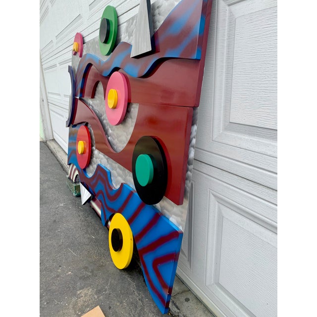 Memphis Style Wall Sculpture | Chairish