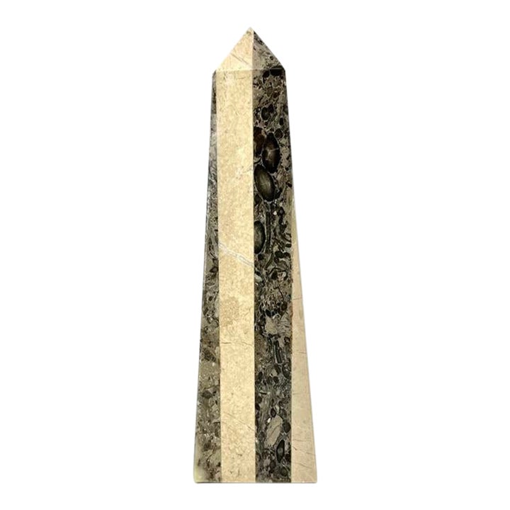 Late 20th Century Natural Stone Obelisk | Chairish