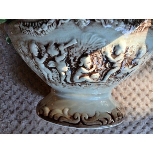 Mid 20th Century Capodimonte Flower Centerpiece | Chairish