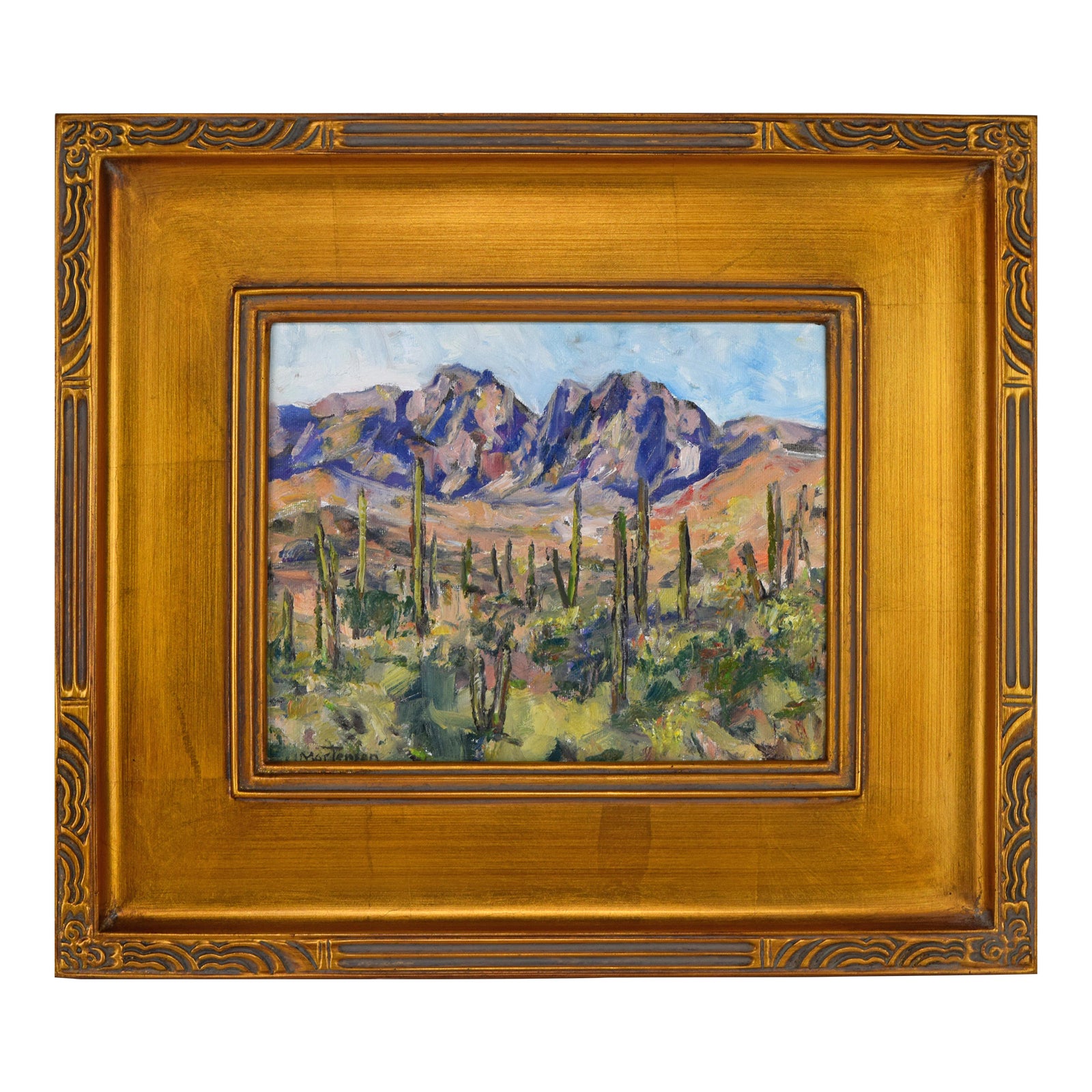 Contemporary Southwestern Impressionist Landscape Oil Painting | Chairish
